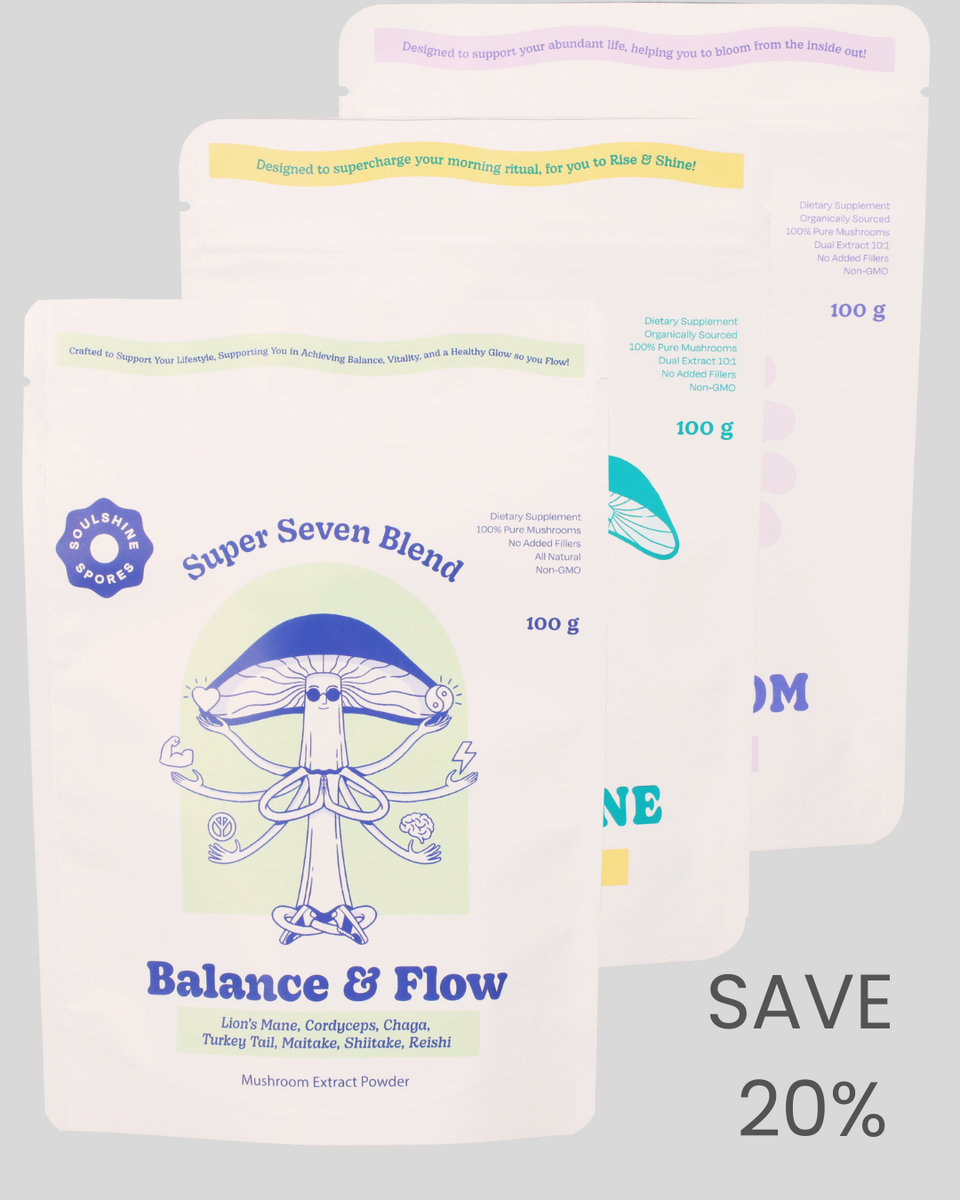 The Perfect Pair: AM Blend and Beauty Blend – Soulshine Spores